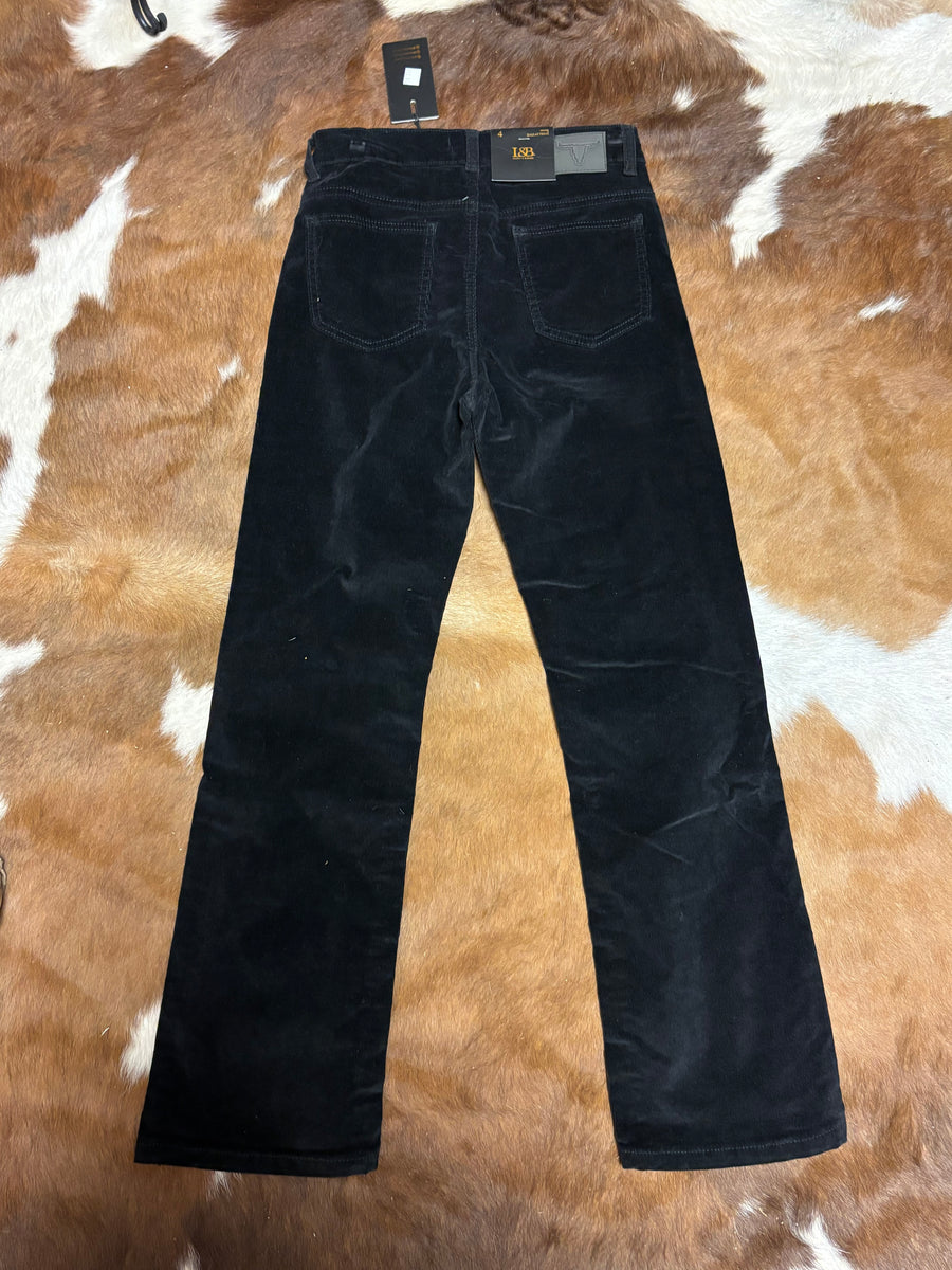 L&B Black Corduroy pants – Rustic Cactus Family Western Boutique