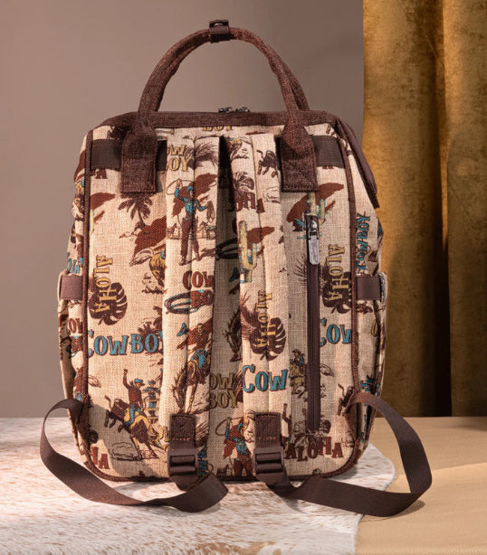 Wrangler Coconut Cowboy Backpack – Rustic Cactus Family Western Boutique