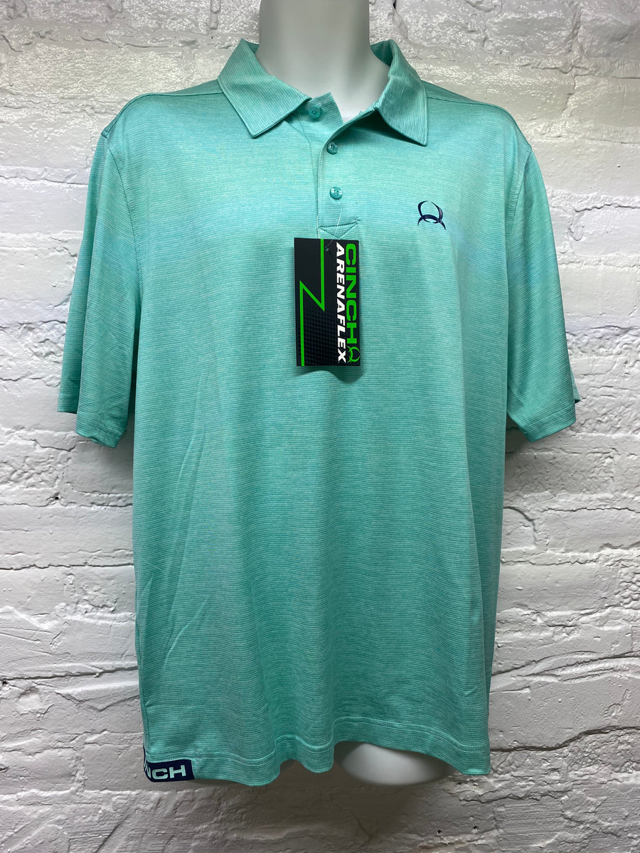 Mint Cinch Polo – Rustic Cactus Family Western Boutique